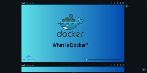 Joshua Edward On Linkedin Bwj Backendwithjey Containerization Softwareengineering Docker