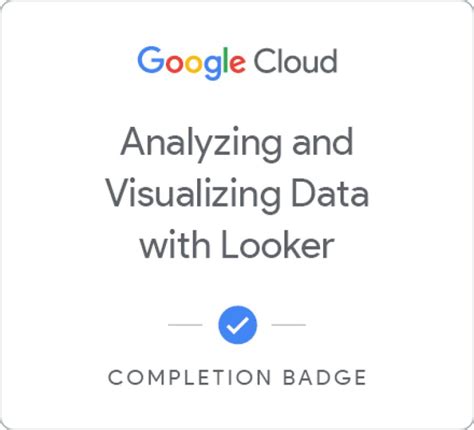 Just Completed Analyzing And Visualizing Data In Looker Tong Jin