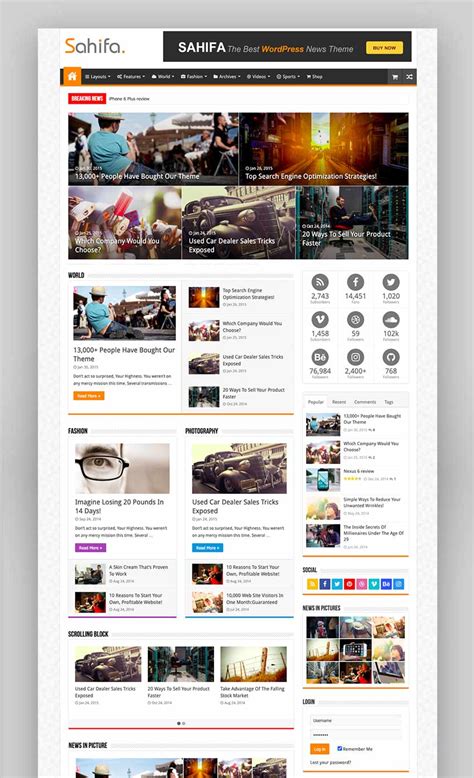 25 Best Premium News Wordpress Themes For Modern 2025 Media Sites