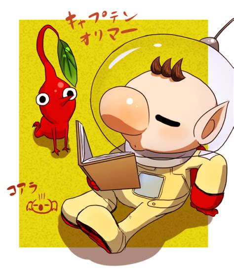 Red Pikmin And Olimar Pikmin Drawn By Yamato Koara Danbooru