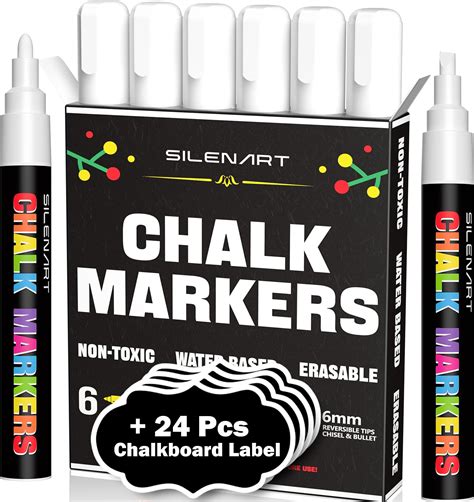 Chalky Crown Liquid Chalk Marker Pen White Drawing Chalk