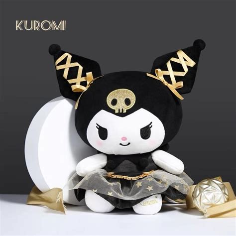 Мягкая игрушка Куроми аниме девочка кролик Kuromi золотая серия