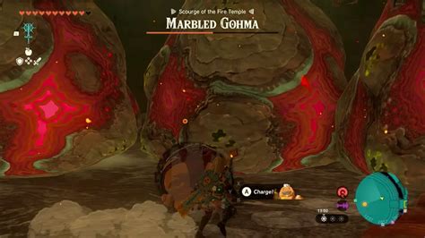 Fire Temple And Marbled Gohma Boss Zelda Tears Of The Kingdom Shacknews
