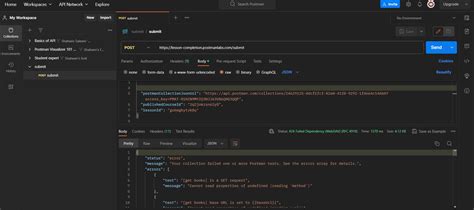 submit your postman collection 🙋 help postman community