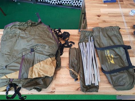 중고텐트판매 코베아 코트텐트2야전침대용구성품풀세트최상급9만원 강원특별자치도 원주시 지정면 캠핑용품 당근 비즈 소식