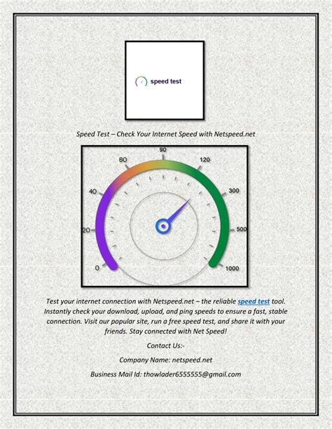 Ppt Speed Test Check Your Internet Speed With