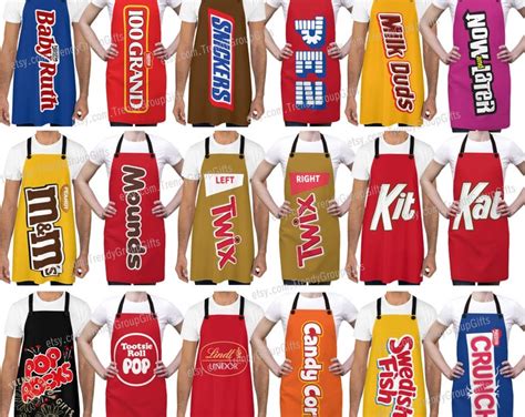 Candy Group Halloween Costume Candy Teacher Costume Apron Adult Halloween Costume Unique Woman