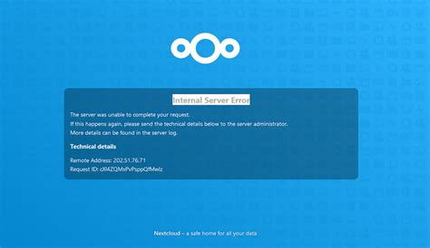 Nextcloud User Settings Not Working On Web Interface ℹ️ Support Nextcloud Community