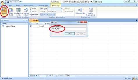 bukan hanya sekedar blog mengolah tabel dan query pada microsoft access
