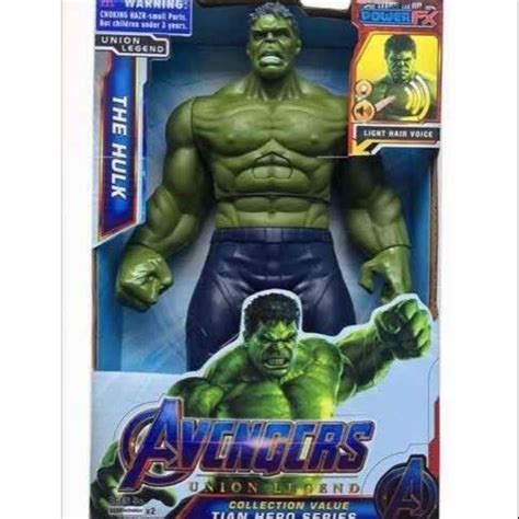 เดอะฮัค The Hulk มีเสียง มีไฟ แขน ขา ตัว ขยับได้ ขนาด 12 นิ้ว Shopee