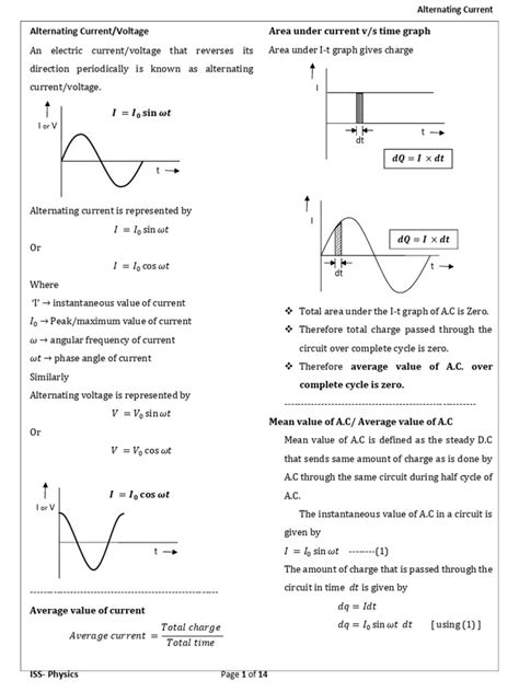 Alternating Current Pdf Inductor Capacitor