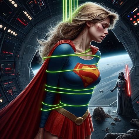 supergirl captured and strung up by darth vader by necromancer rev on