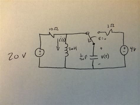 Solved Determine I T In The Circuit Shown Below For T Chegg Com