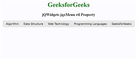 Jqwidgets Jqxmenu Rtl 属性 码农参考