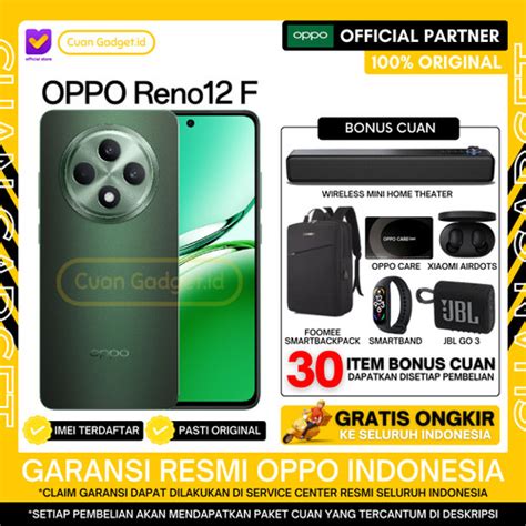 Promo Oppo Reno F G Oppo Reno F G Nfc Garansi Resmi Indonesia G