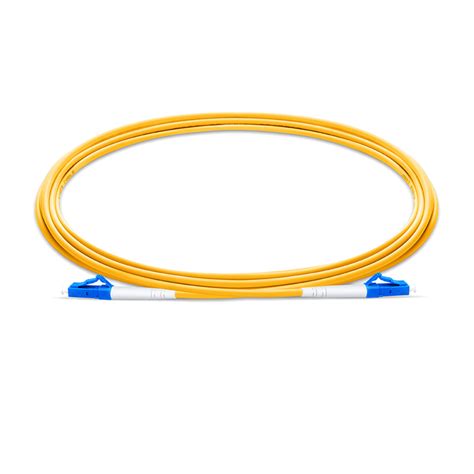Fiber Optic Jumper Fiber Patch Cord LC UPC LC UPC Simplex SM Yellow Fiber Optic Cable
