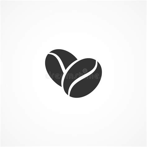 Icono De Los Granos De Café De La Imagen Del Vector Ilustración Del