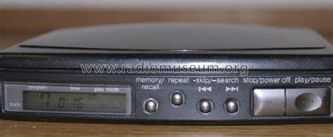 Portable CD Player SL XP6 R Player Technics Brand Build 1988 Radiomuseum Org