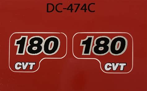 Decal 1 16 Case Ih Magnum 180 Cvt Model Numbers Dc474c Midwest