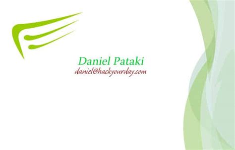 Online Name Card Creator GHacks Tech News