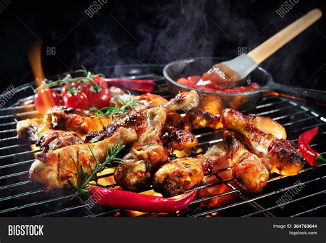 Grilled Chicken Legs Image And Photo Free Trial Bigstock