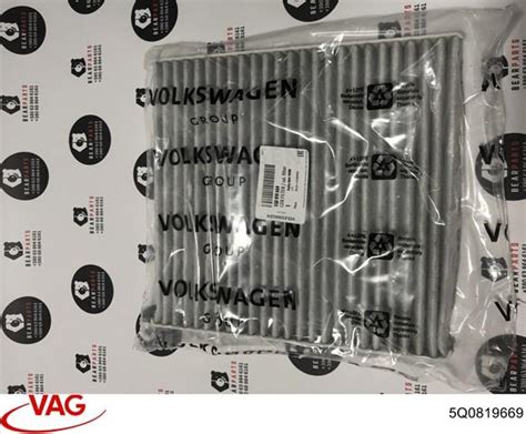 5Q0819669 VAG фильтр салона