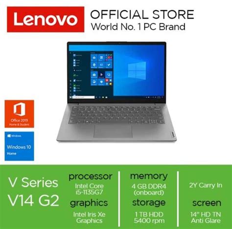 Jual Lenovo Lenovo V G Itl Core I G Gb Tb Hdd Win Ohs Iris Xe Hd X Tn