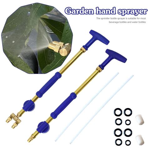 Ruifaya Garden Manual Sprayer Double Head Handheld Push Pull Pump I7g2 Sprayer~