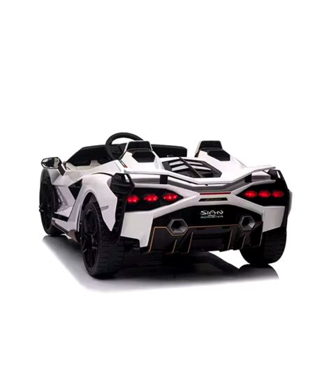 Lamborghini Sian 24 Volt Elektrische Kinderauto Met Rubberen Banden Rollzone