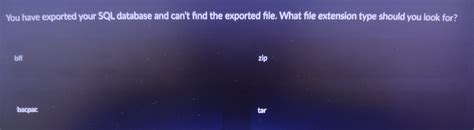 Solved You Have Exported Your Sql Database And Cant Find