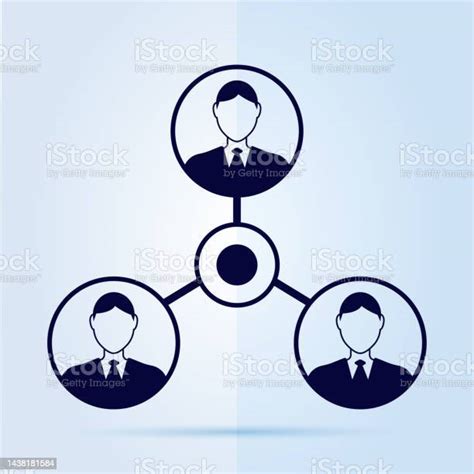 화상 회의 네트워크 공유 파란색 배경에 있는 원격 회의 아이콘 3 명에 대한 스톡 벡터 아트 및 기타 이미지 3 명 검은색 공동체 Istock