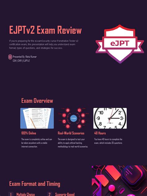 Ejptv2 Exam Review Pdf Multiple Choice Computer Security