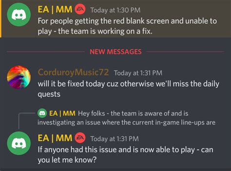 Update On Red Blank Screen Issue R Futmobile