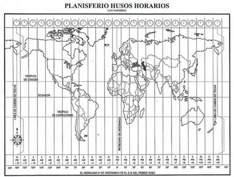 Husos Horarios Concepto Usos Y Ejemplos
