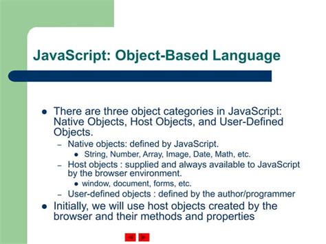 Introduction To Java Script Lecture 4ppt