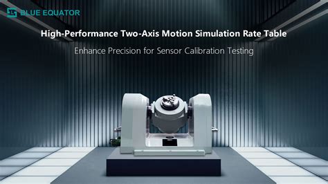 High Performance Two Axis Motion Simulation Rate Table For Aviation
