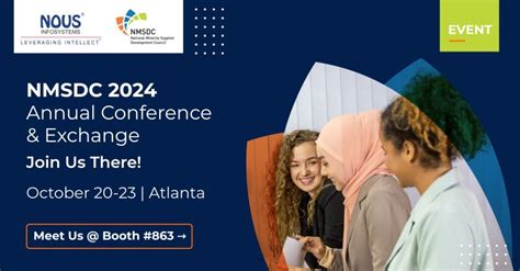 Nous Infosystems On Linkedin Conference2024 Digital Ai Cloud Analytics Atlanta Nmsdc…