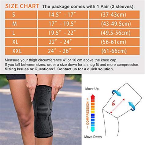 Cambivo 2 Pack Knee Brace Knee Compression Sleeve Support Top Product Fitness And Rest Shop