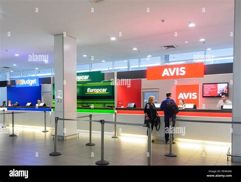 Car Rentals Desks At Cairns Airport Terminal Far North Queensland Fnq