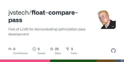 Github Jvstechfloat Compare Pass Fork Of Llvm For Demonstrating Optimization Pass Development