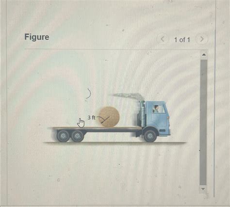 Solved The Truck Carries The Spool Which Has A Weight Of