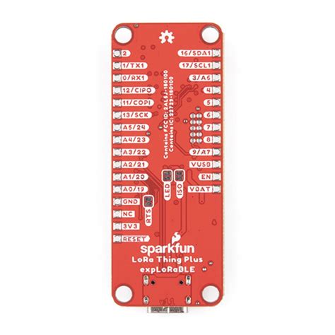 sparkfun lora thing plus explorable robotshop