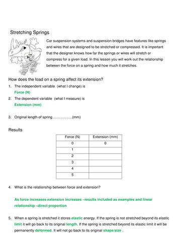 P12 Squashing And Stretching Teaching Resources