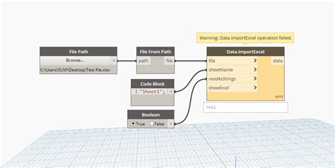 excel import error in revit 2020 revit dynamo
