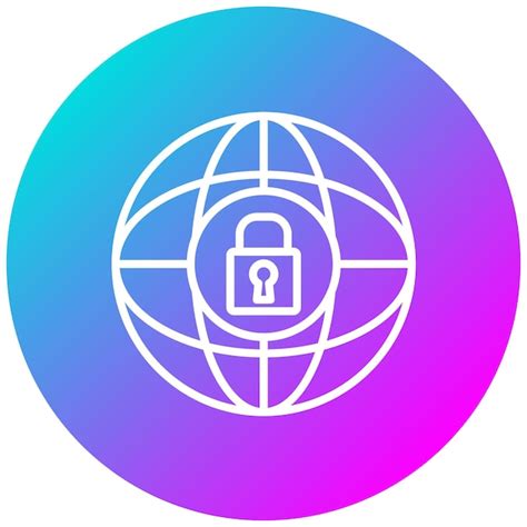 Premium Vector Internet Security Vector Illustration Style