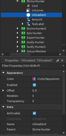 Ui Gradient On Overhead Gui Scripting Support Developer Forum Roblox