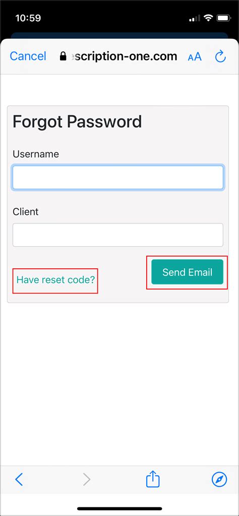 Resetting Your Password Esone Documentation