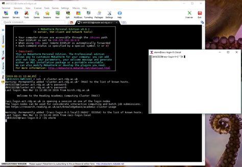 Access To Act Servers Via An Ssh Client Academic Computing Team