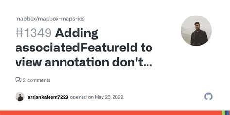 Adding Associatedfeatureid To View Annotation Dont Show Annotation At All · Issue 1349
