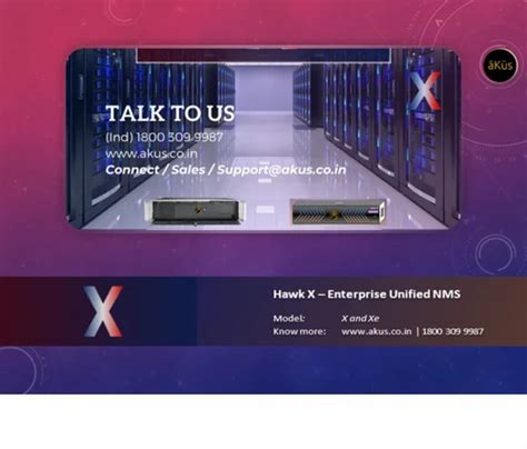 Hawk X Nms Network Management System Device Enterprise Edition Akus At ₹ 1750000 Unit